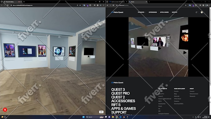 Make webvr and webar experience with aframe by Ahmadrana78610 | Fiverr