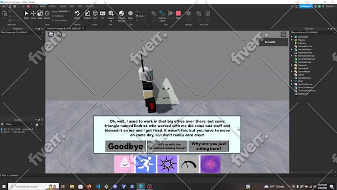 Write a script for your roblox game by Tomtkacz | Fiverr