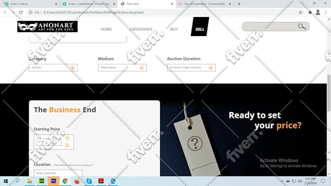 Convert psd to html responsive by Yasirkhewa | Fiverr