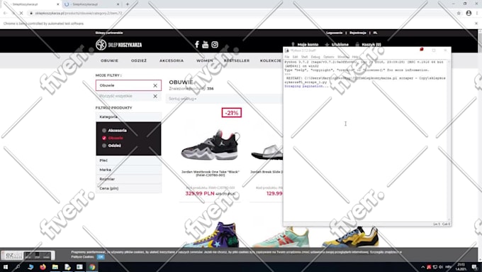Do python web scraping and data mining by Doctorevil92 | Fiverr