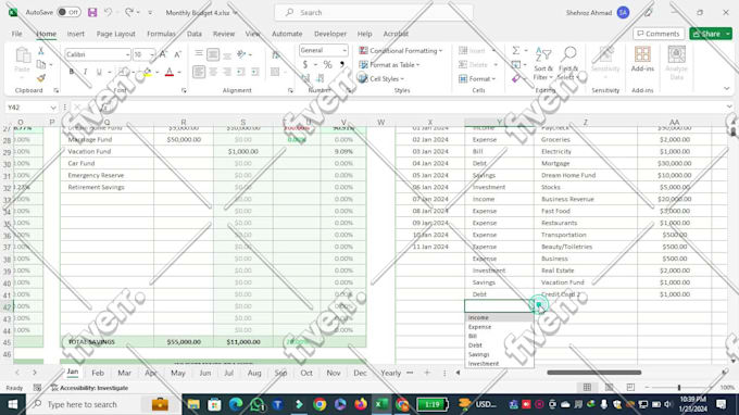 Create attractive excel spreadsheet, template, google sheets, pdf to ...