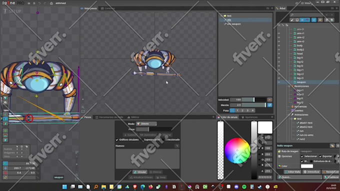 Design and animate a cartoon 2d character sprite sheet by Tonypuglieso | Fiverr