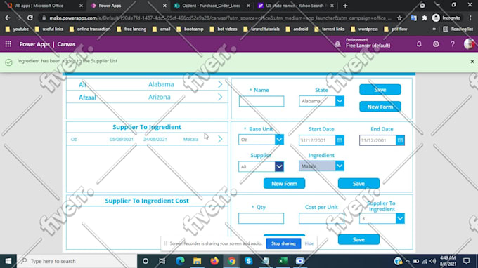 Create powerapps and power automate flow solutions by Hassaninqalabi | Fiverr