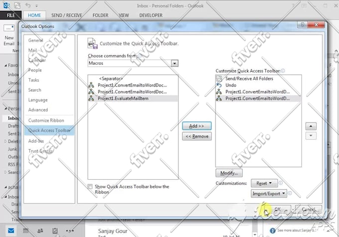 Excel vba, macro developer, visual basic expert by Sanjaygour2k | Fiverr