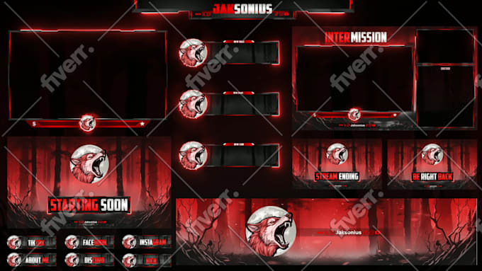 Custom Animated Twitch Overlay Intros By Msaqibghouri Fiverr Twitch