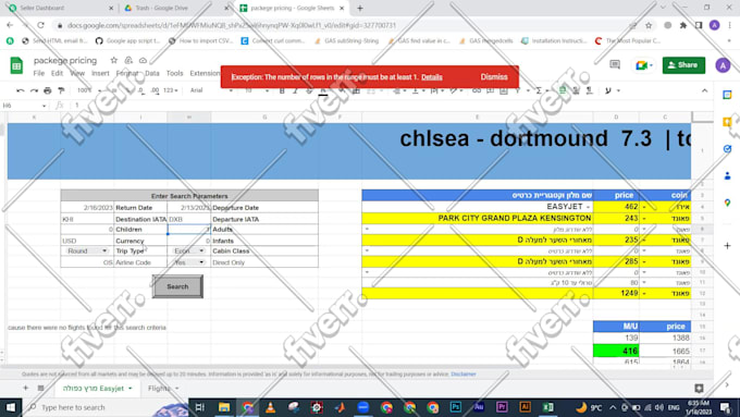 Do google sheets automation using apps script by Abbasaqib | Fiverr