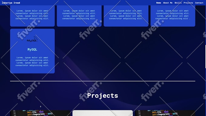 Develop responsive website with html css and js by Z50lti | Fiverr