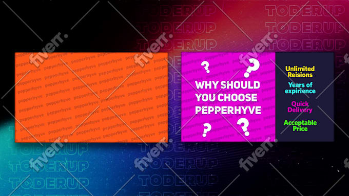 Design professional banners for your fiverr gig by Toderup | Fiverr