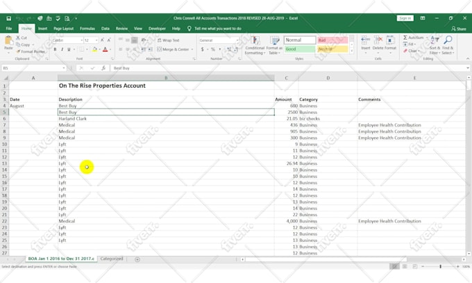 Do excel spreadsheet, excel vba, data entry, excel functions by Mdyasul | Fiverr