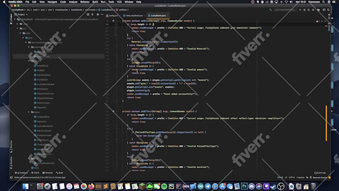 Code a custom minecraft plugin by Mcenterprise | Fiverr