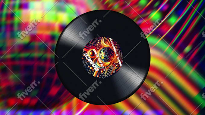 spinning record animation