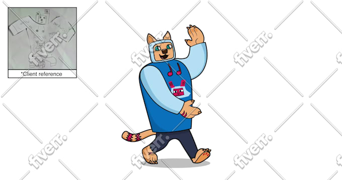 Vector trace and animate your custom 2d cartoon character by Alen ...