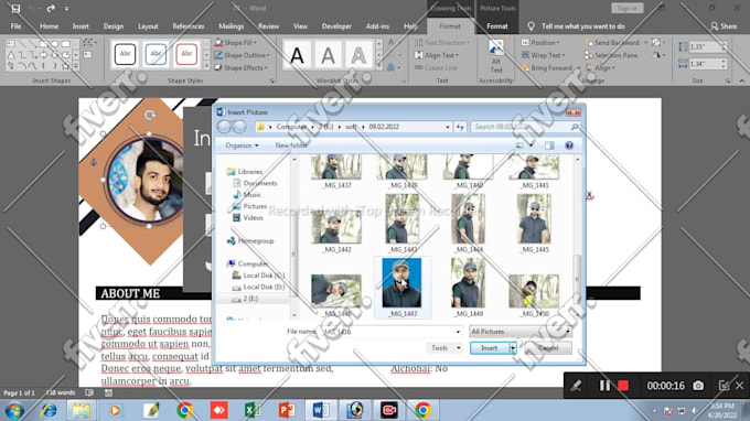Create and design word doc template by Pro_design_2021 | Fiverr