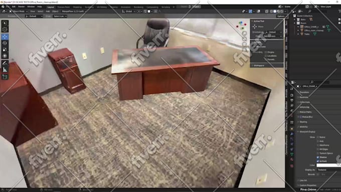 3d clean, retopology and texture reproject by Angeldart | Fiverr