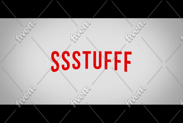 Make you a custom netflix style intro by Mixedtheory