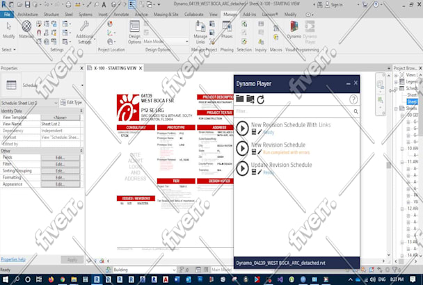 Create custom dynamo revit scripts by Kbruno1989