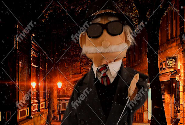 Create a gangster mobster mafia puppet video message in english or ...