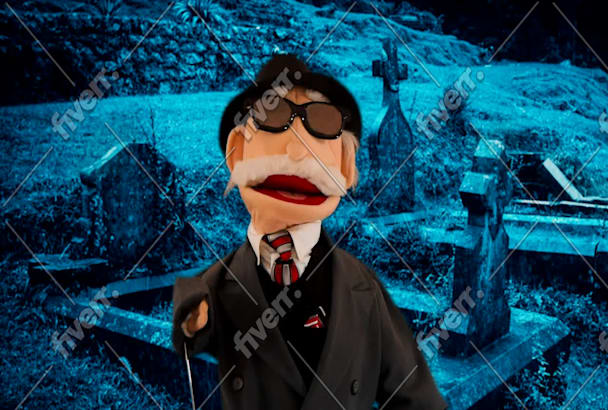 Create a gangster mobster mafia puppet video message in english or ...