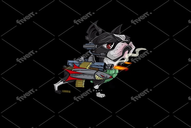 Create animated bit twitch emote, animation emotes, gif by Kong_vector