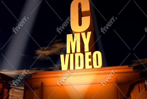 Make this famous movie studio intro with your logo or text by Cheerdealer
