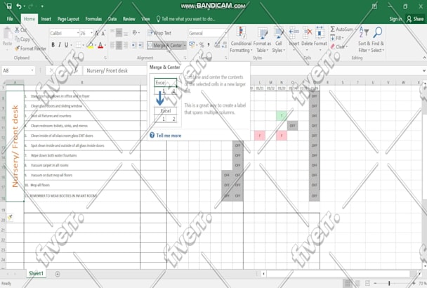 Create daily work checklist schedule by Mubbasshir777
