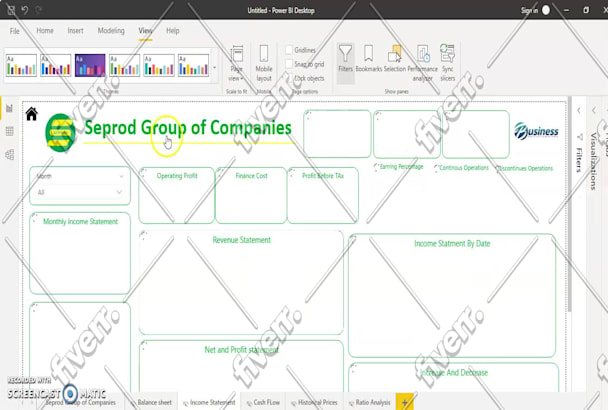 Build and design power bi visuals and models by Powerbi_design