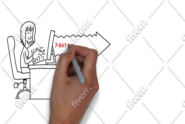 Create custom whiteboard animation video by Cwiney | Fiverr