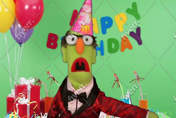 Have harold the puppet make a custom birthday video by Puppetgrams | Fiverr