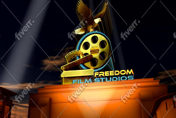 Make this famous movie studio intro with your logo or text by Cheerdealer