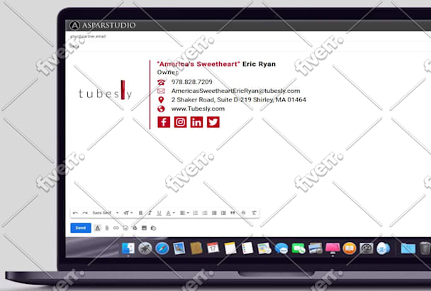 Design static and animated attractive email signature gif by Astopari03