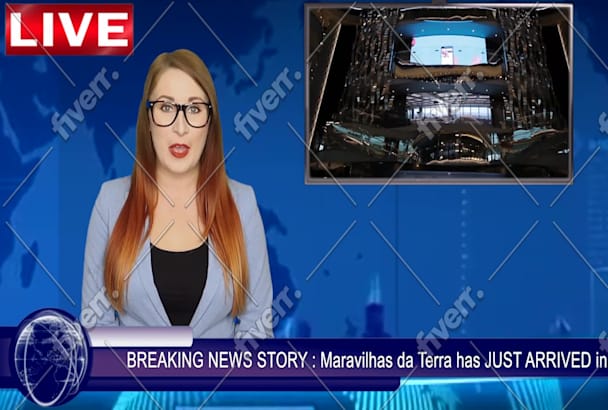 Your breaking news anchor or news reporter spokesperson by Justjosiejo