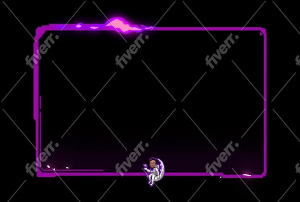 Design awesome animated twitch overlay screen pop up alerts panels by ...