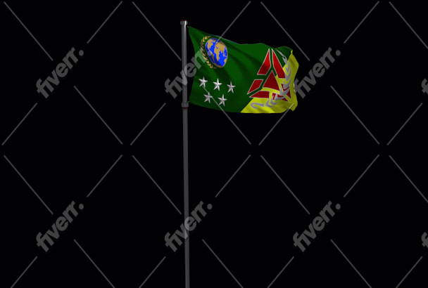 Create a 3d waving flag animation from any image or logo by ...
