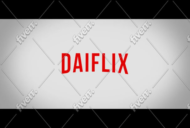 Make you a custom netflix style intro by Mixedtheory