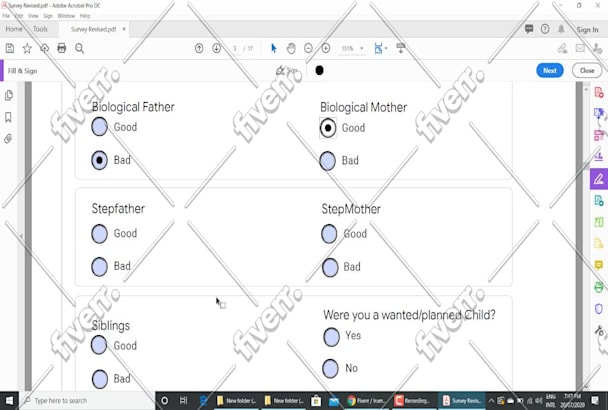 Create fillable pdf forms in adobe acrobat by Irumnawaz