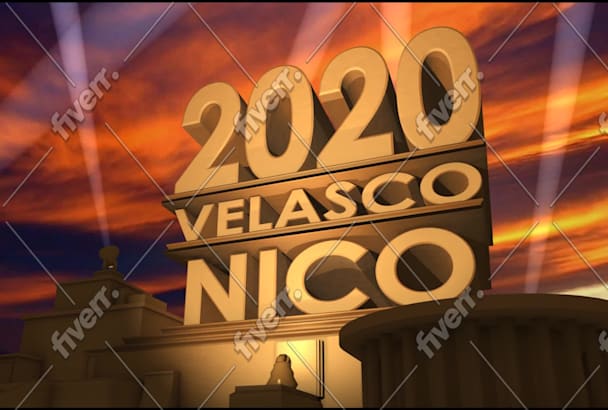 Customize a 20th century fox movie intro in 3d by Elad316