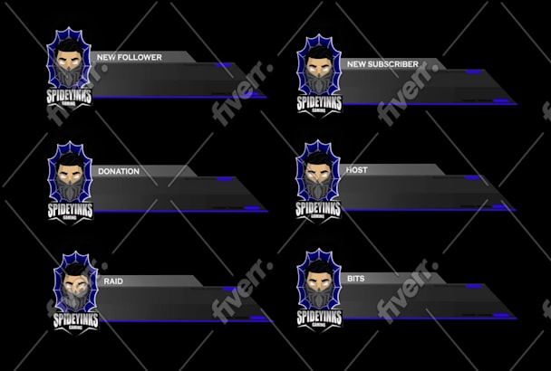 Best animated twitch alerts for you gaming channel by Anandhh