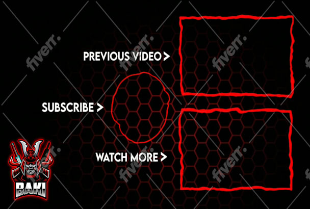 Design animation youtube outro video, end screen in 24 hours by Teporo