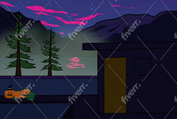 Create lofi loop animation or animated gif by Zardetspics