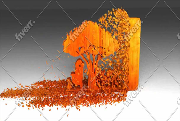 Build a wood chipping animation by Kikence