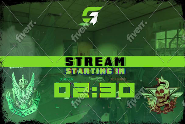 Create gaming stream countdown by Effect3creative