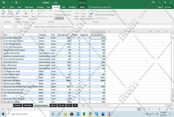 Do vba macro or inventory management system by Muhammadusman29