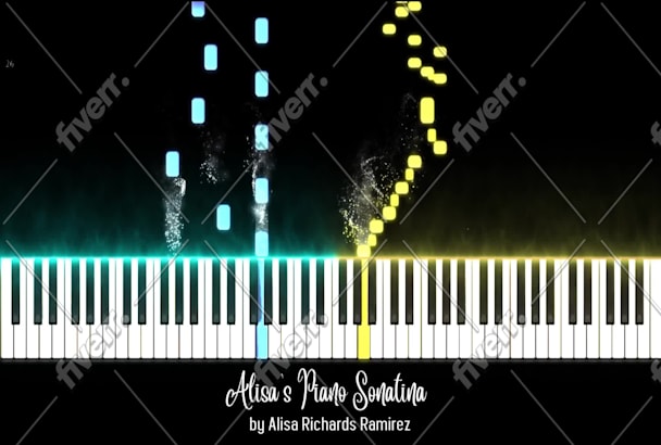 Make reactive piano visualizer by Carlosepicmusic