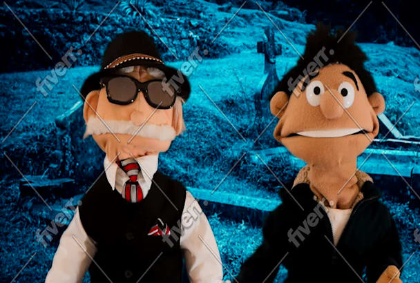 Create a gangster mobster mafia puppet video message in english or ...