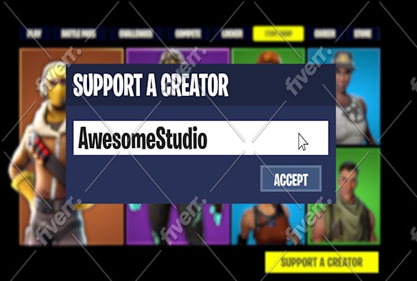 Create a fortnite support creator code animation by Fortnitepenguin ...