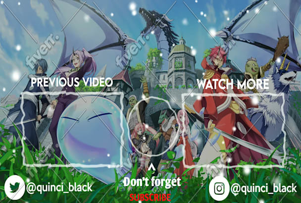 Design animation youtube outro video, end screen in 24 hours by Teporo