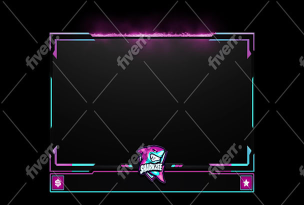 Design a custom animated webcam overlay for twitch by Geraldryker | Fiverr