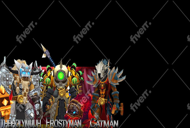 Design an animated world of warcraft twitch chat overlay by Zolaari