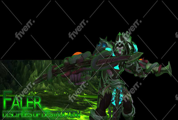 Design a world of warcraft twitch chat overlay by Zolaari