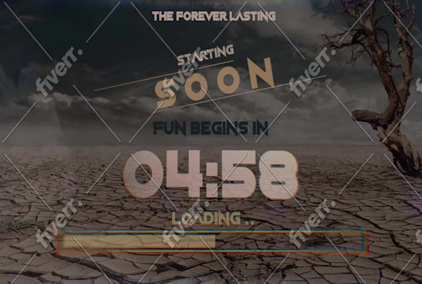 Create countdown for gaming stream live by Effect3creative